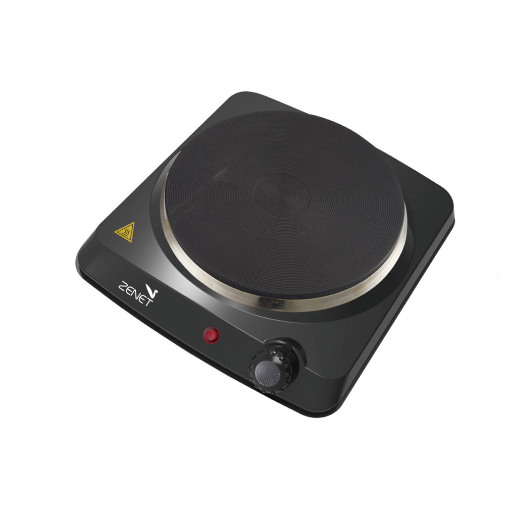 ZENET Hot Plate Single Black - Zenet Electronics