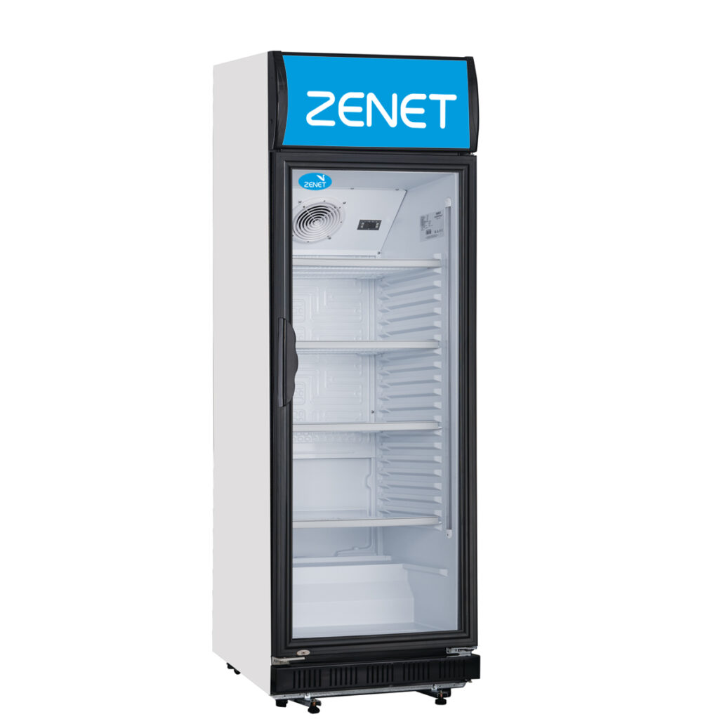ZENET Black Line 230L Chiller Showcase / Branding Board - Zenet Electronics